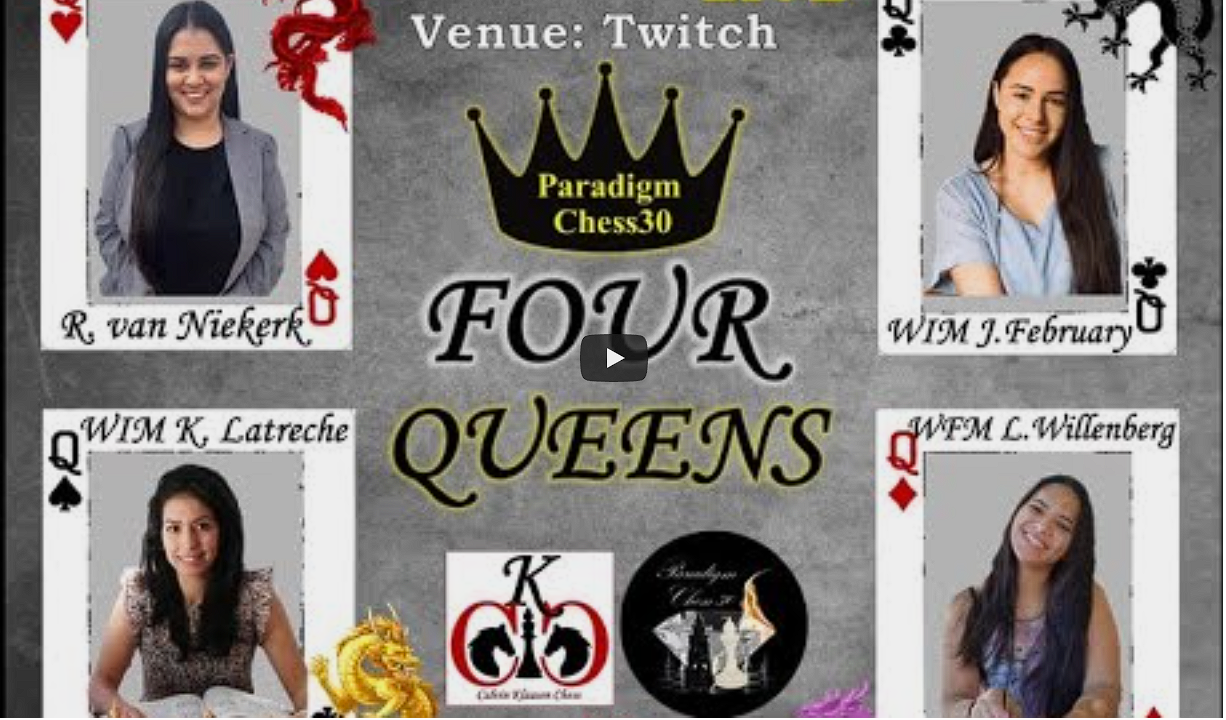 Paradigm Chess30 Four Queens Tournament – Paradigm Chess30