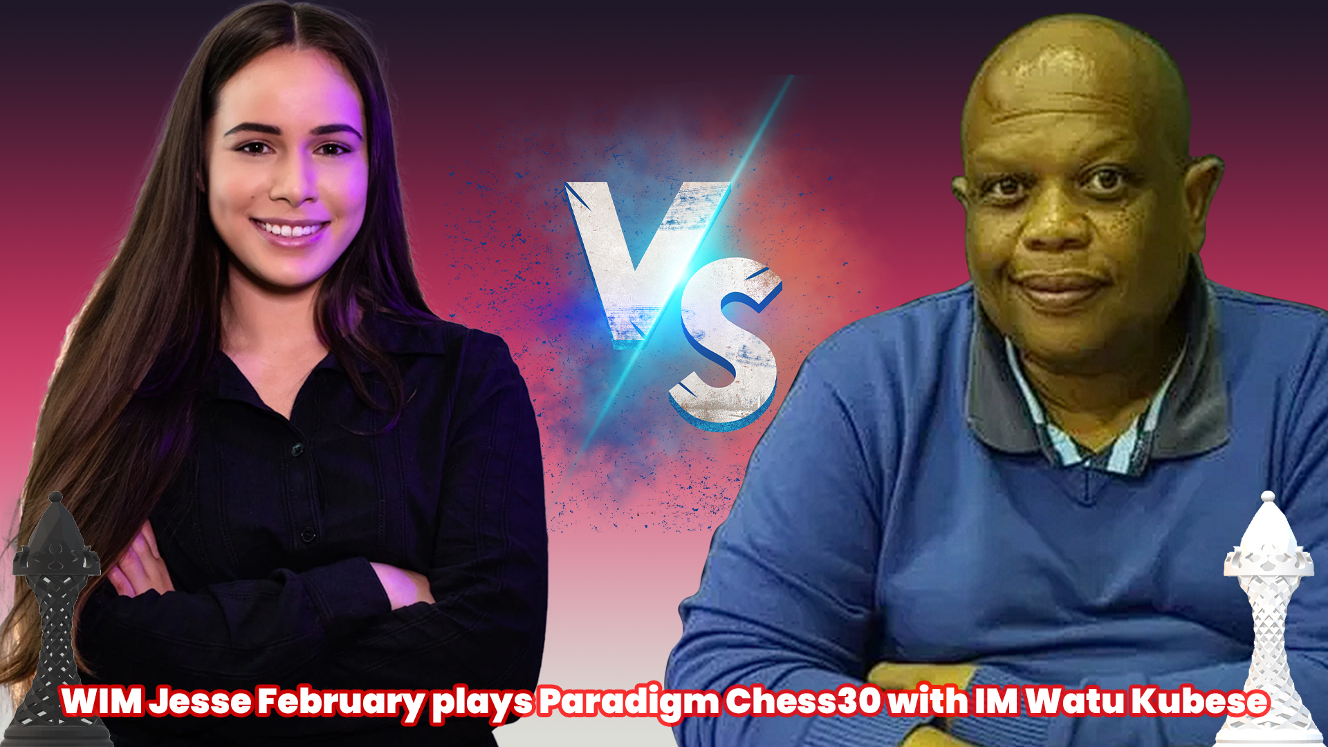 WIM Jesse February interviews IM Watu Kobese Paradigm Chess30 Champ ...
